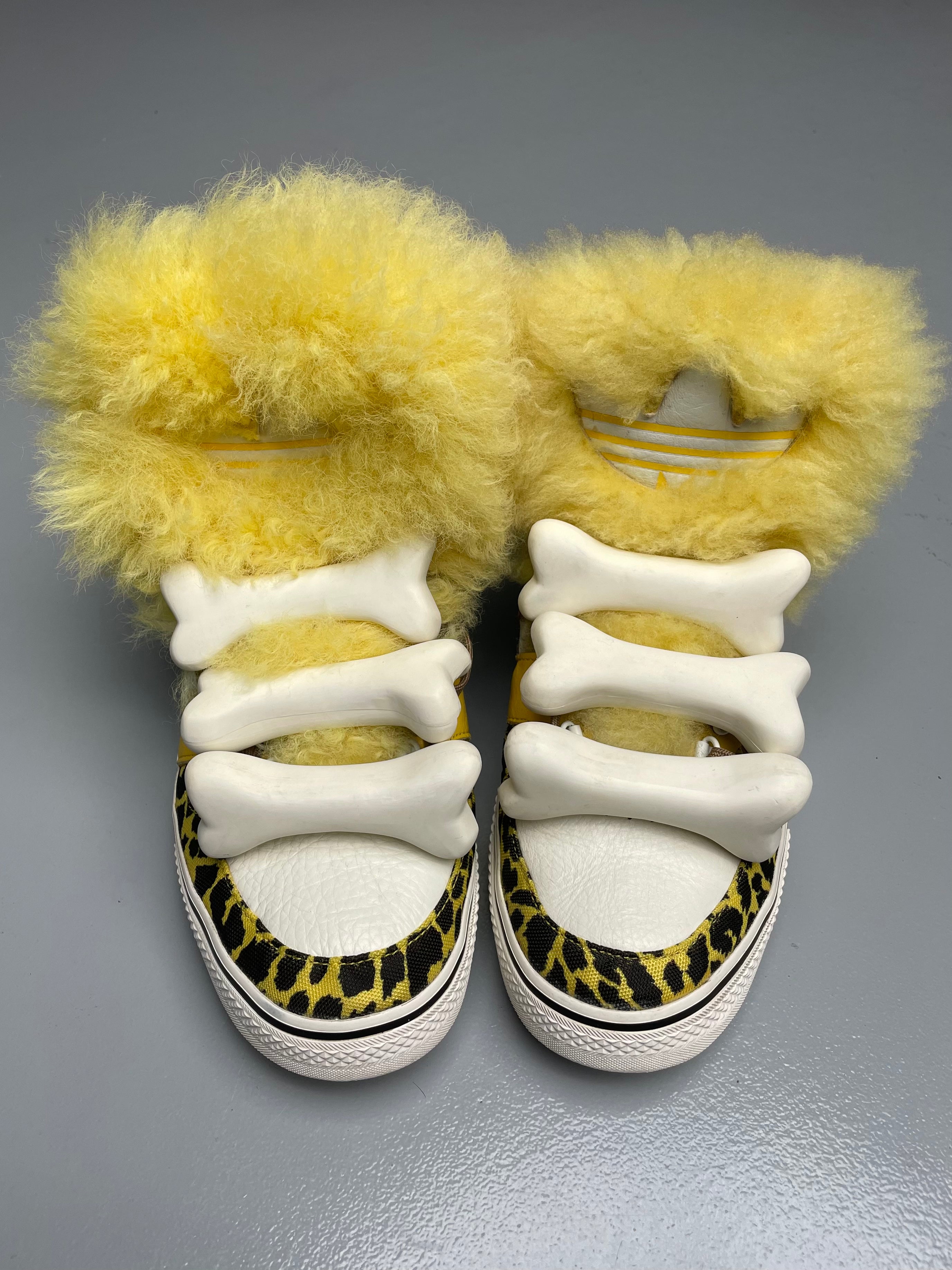 adidas Originals by Jeremy Scott S/S 2015 JS Bones Fur - size 43 1/3 ...